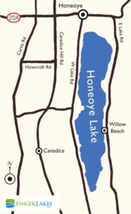 Honeoye Lake Map - View Maps of Honeoye Lake
