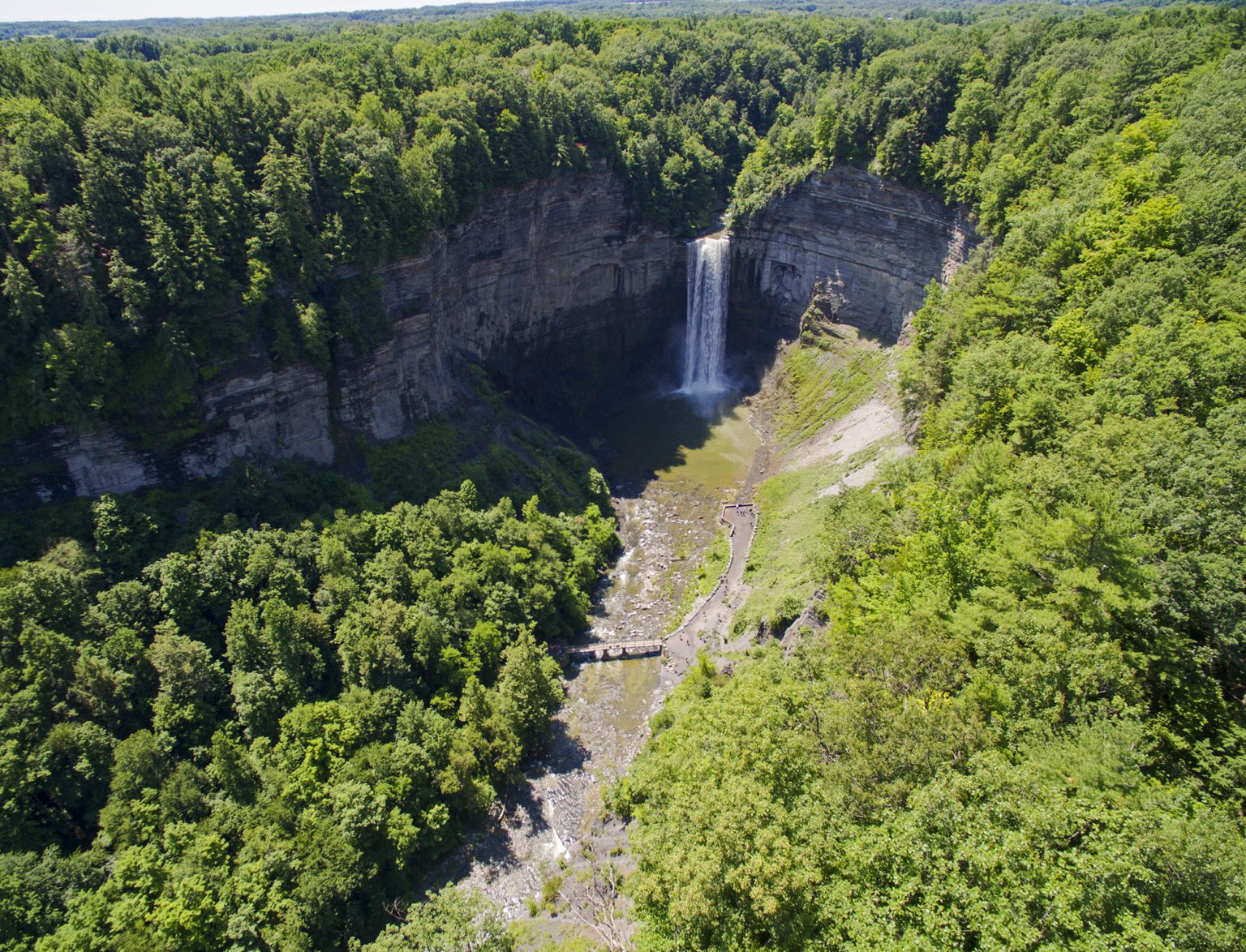 Taughannock Falls State Park - See magnificent waterfalls around Ithaca, NY
